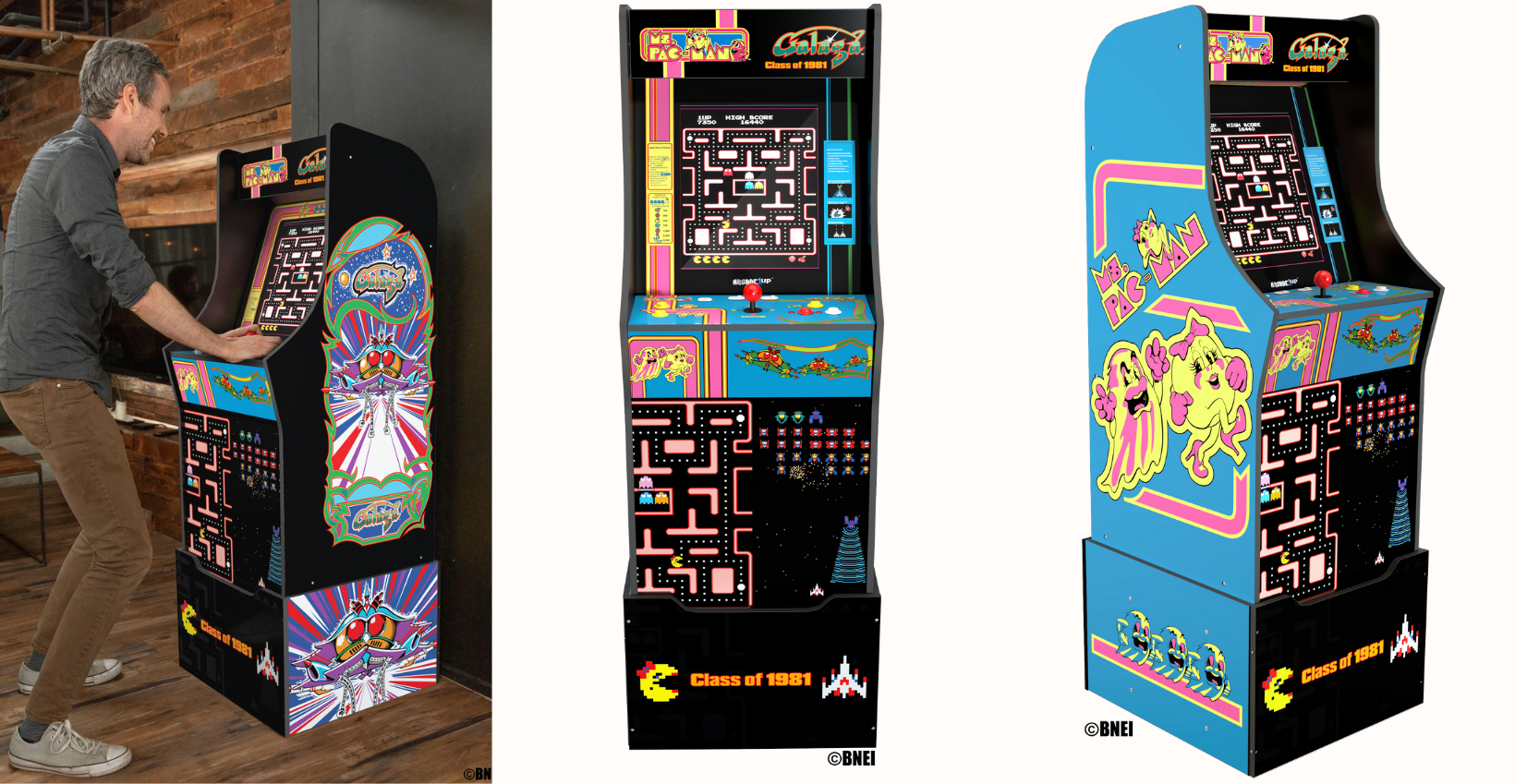 Ms. PAC-MAN™ / GALAGA™ CLASS OF '81 ARCADE MACHINE