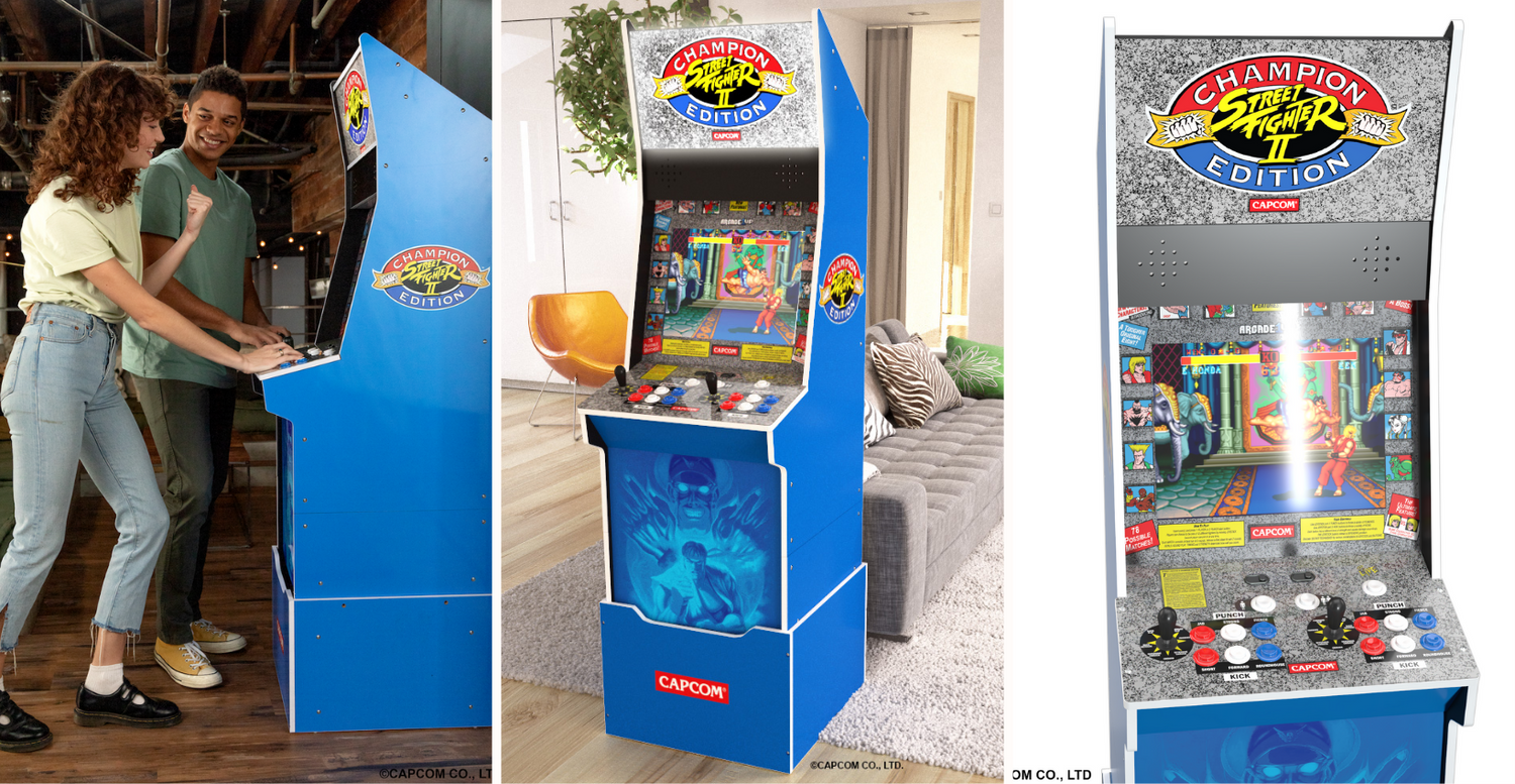 STREET FIGHTER™ II BIG BLUE ARCADE MACHINE#N# – Arcade1Up