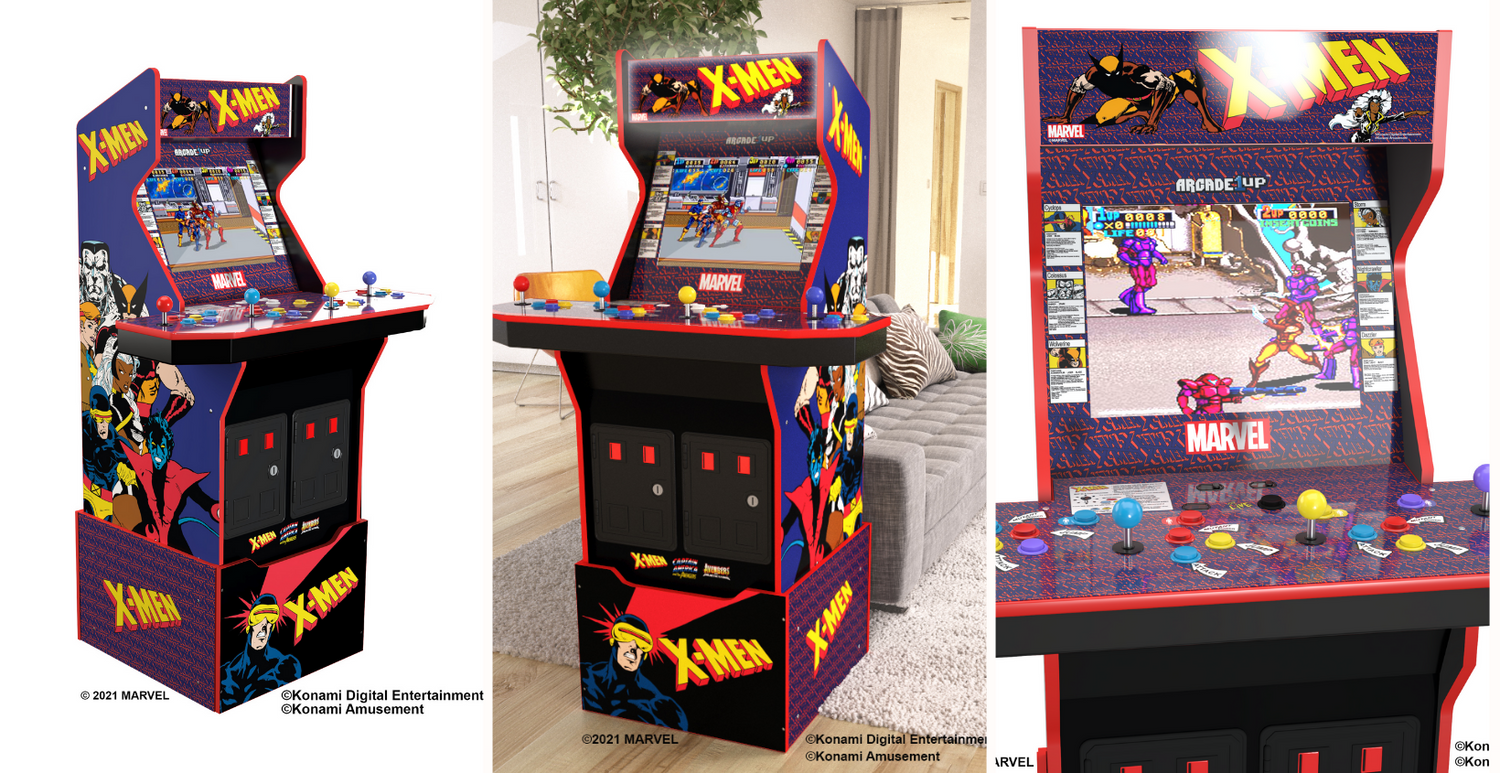 X-MEN 4 PLAYER ARCADE MACHINE – Arcade1Up