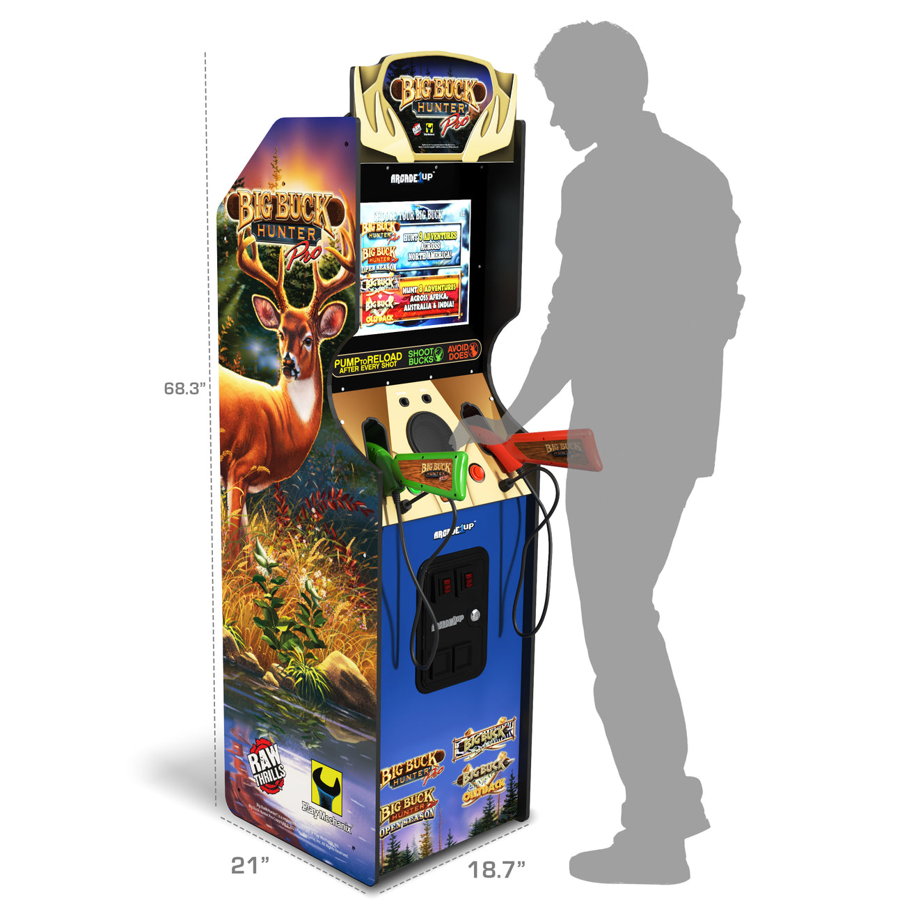 Big Buck Hunter Pro Deluxe Arcade Machine
