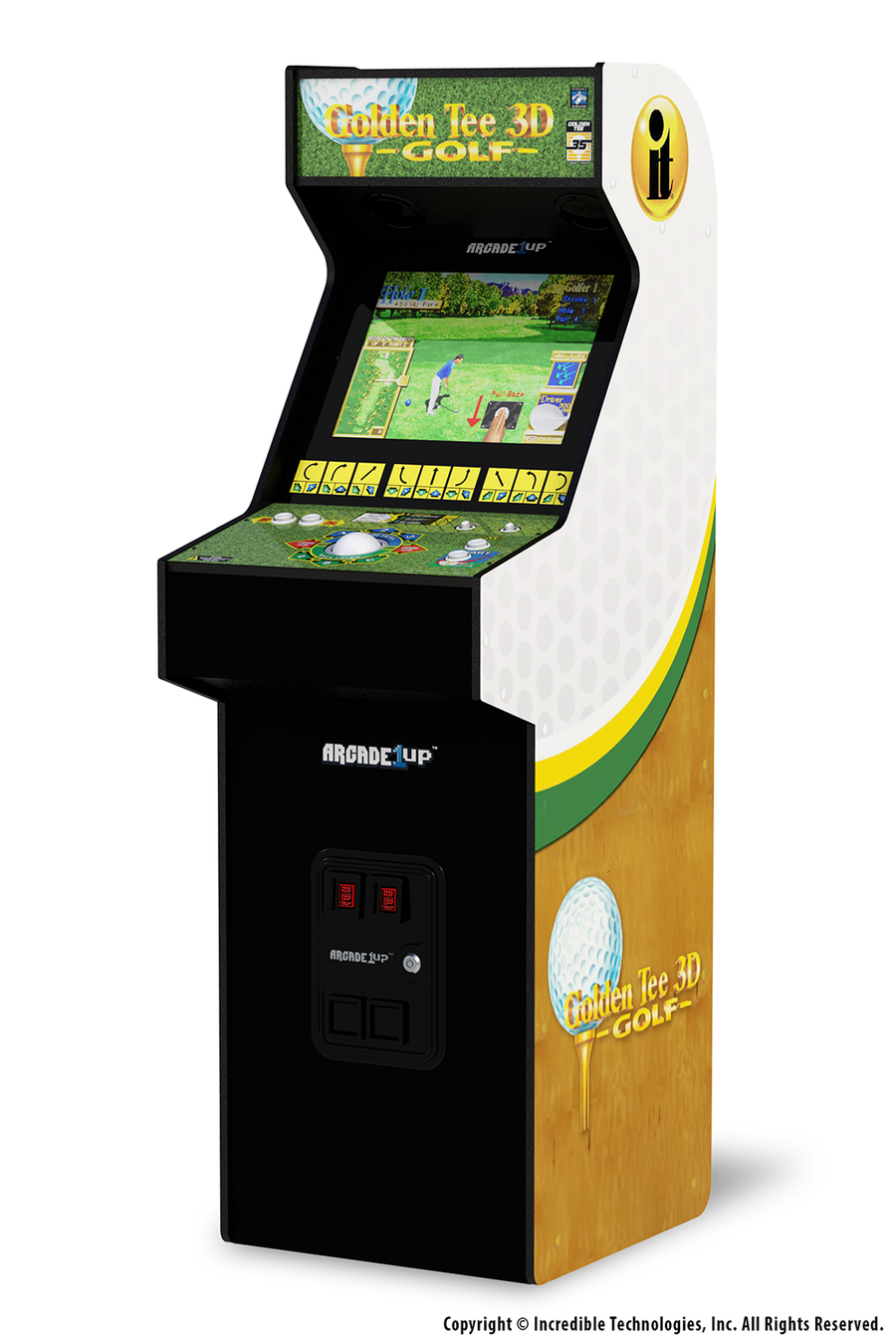 Golden Tee 3D 35th Anniversary Deluxe Arcade Machine