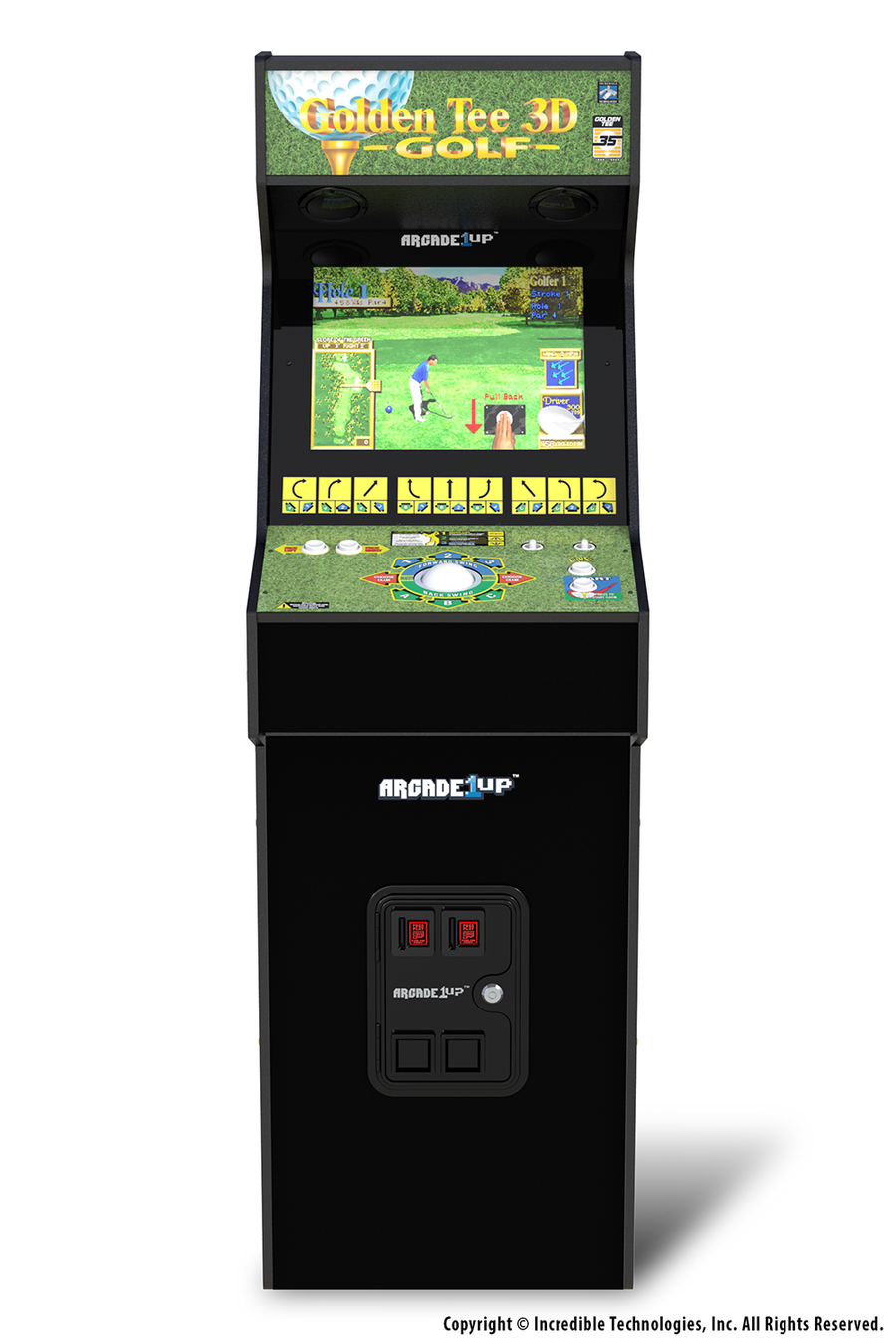 Golden Tee 3D 35th Anniversary Deluxe Arcade Machine