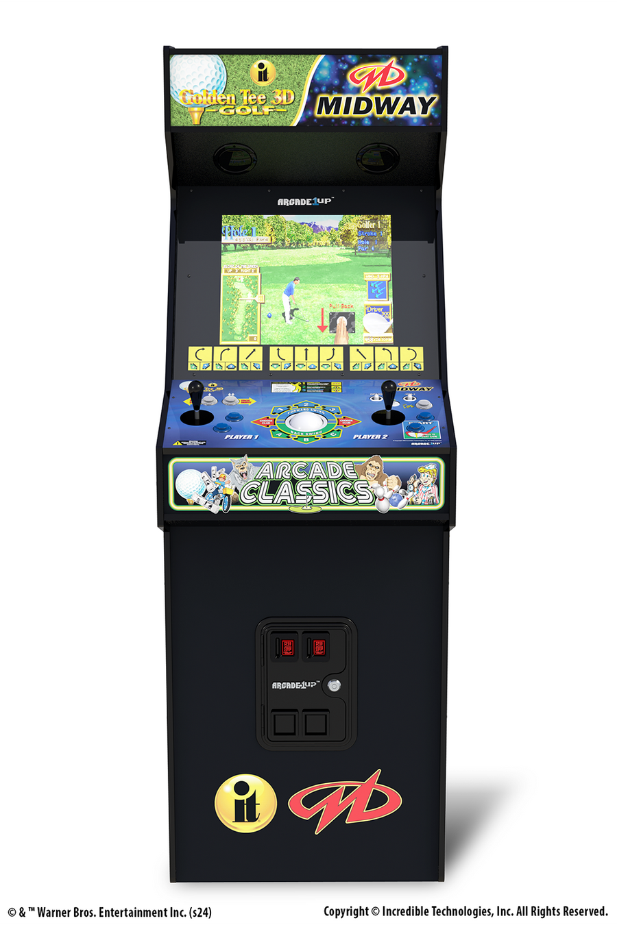Golden Tee 3D x Midway XL Arcade Machine