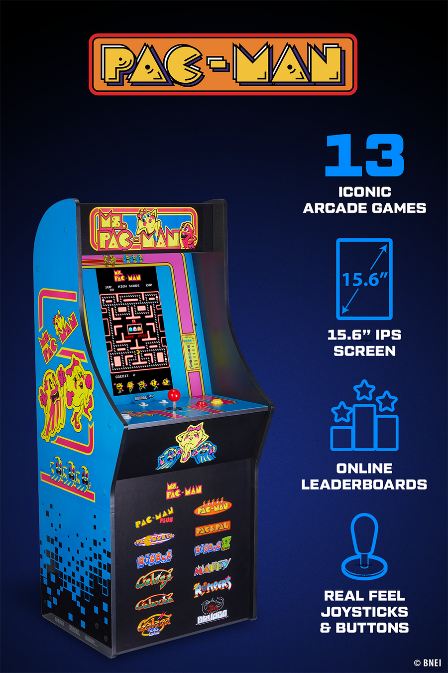 MS. PAC-MAN CLASSIC SE Arcade Game
