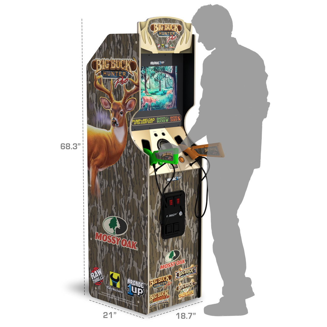 Big Buck Hunter Mossy Oak Deluxe Arcade Machine